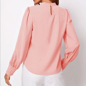 Tops | Boho Button Detail Sleeve Keyhole Back Blouse | Poshmark